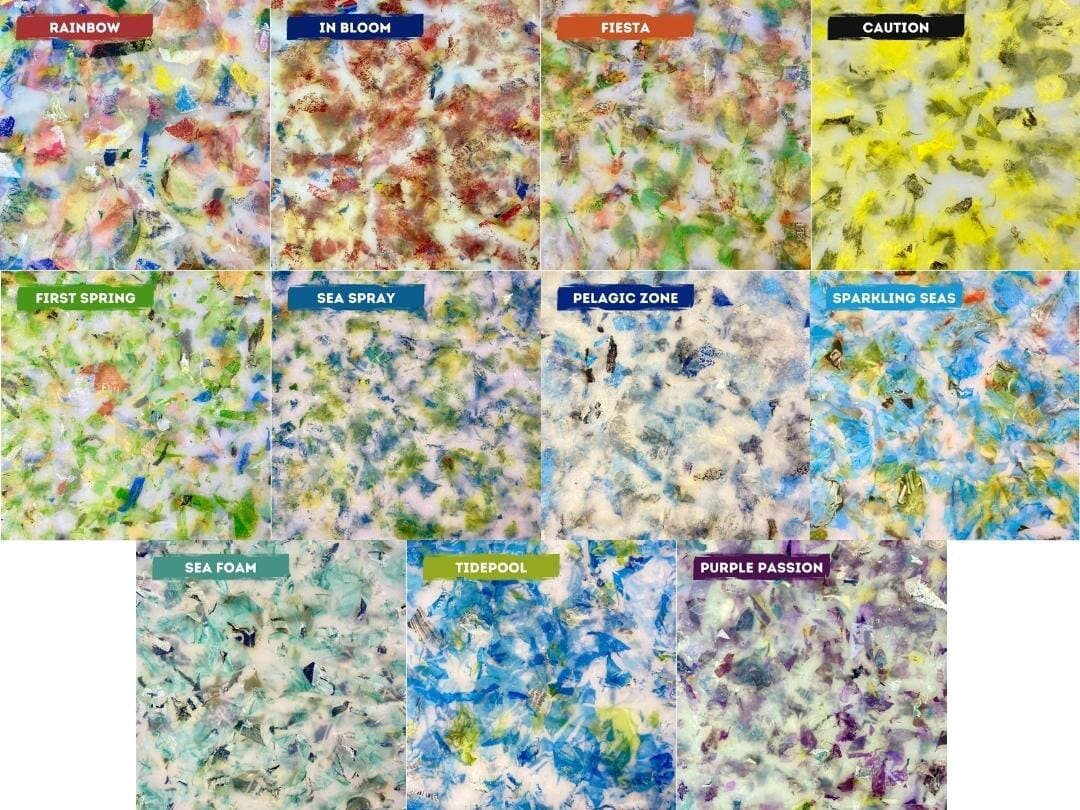 Upcycle Hawaii: Fused Plastic Earrings, Circle Cut-Out